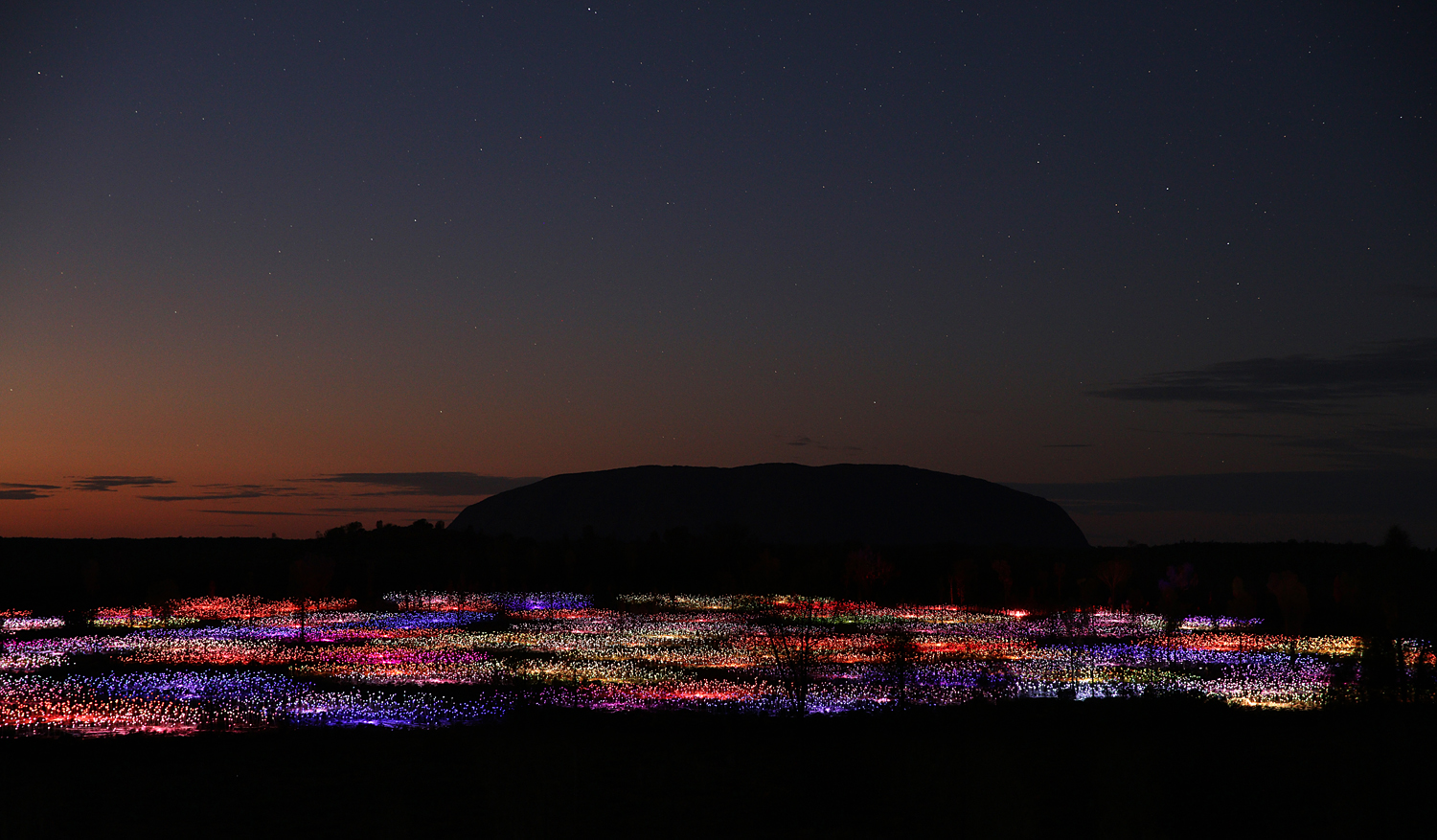 Field of Light, Uluru, Australia - Bruce Munro Studio