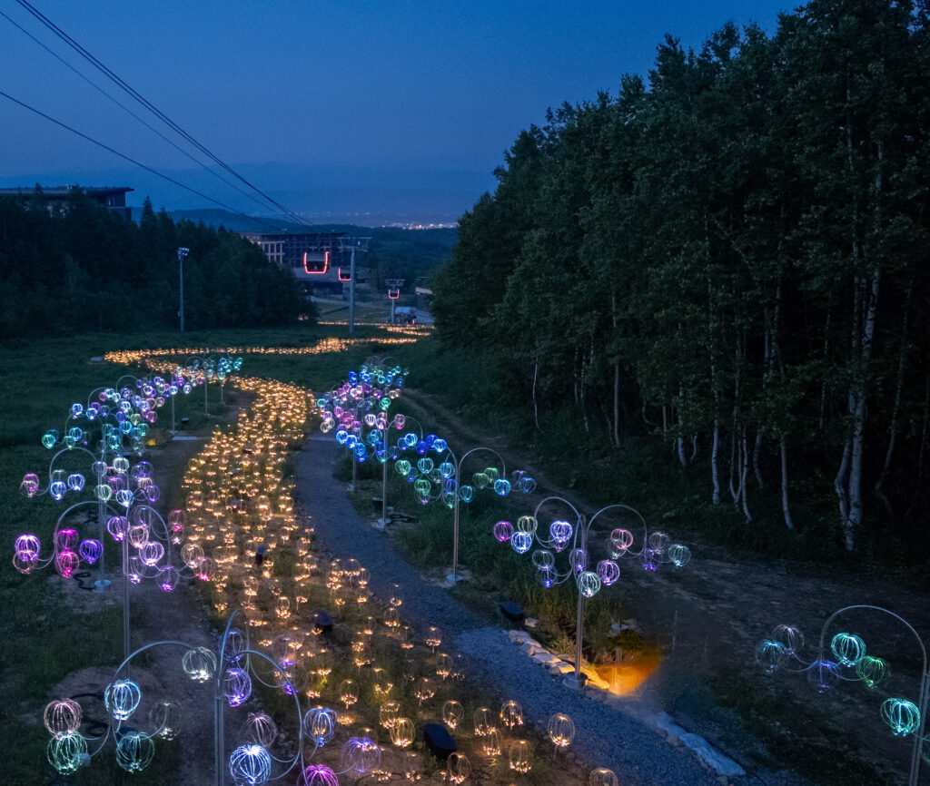 Mountain Lights, Niseko Hanazono Resort, Hokkaido, Japan (July 2024 ...