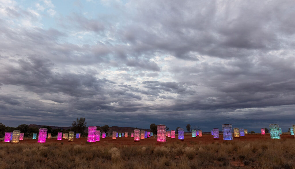 Light Towers, Discovery Parks, Kings Canyon, Australia - Bruce Munro Studio