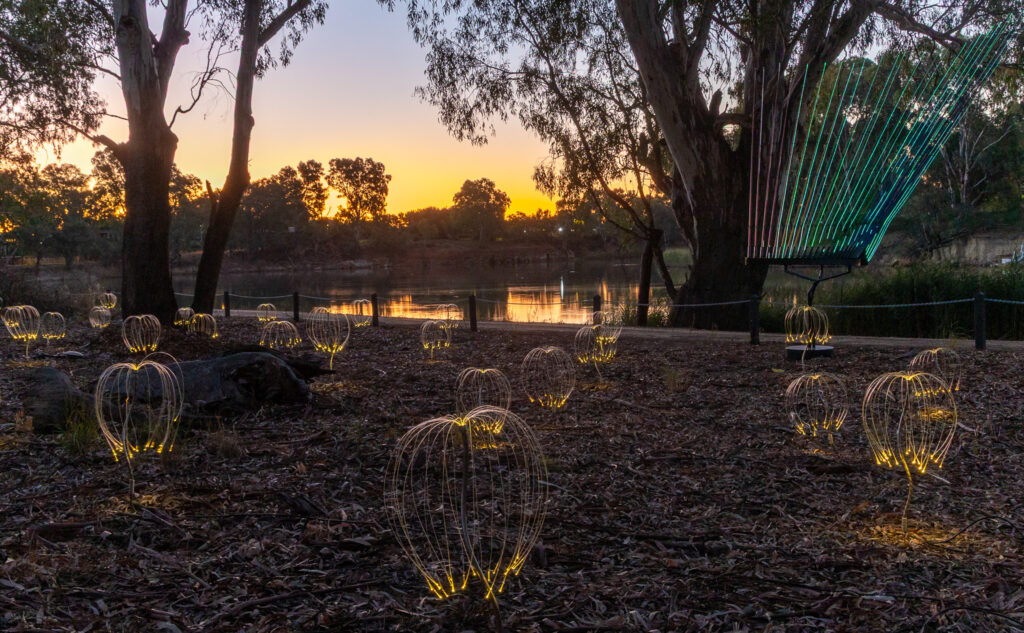 Trail of Lights - Bruce Munro Studio